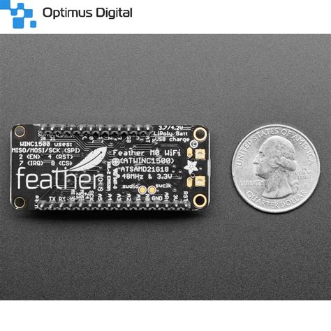 Adafruit Feather M0 Wifi Atsamd21 Atwinc1500 Asamblat Optimus Digital