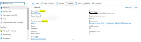 Restore Mysql To Different Vnet Internalservererror Microsoft Qanda