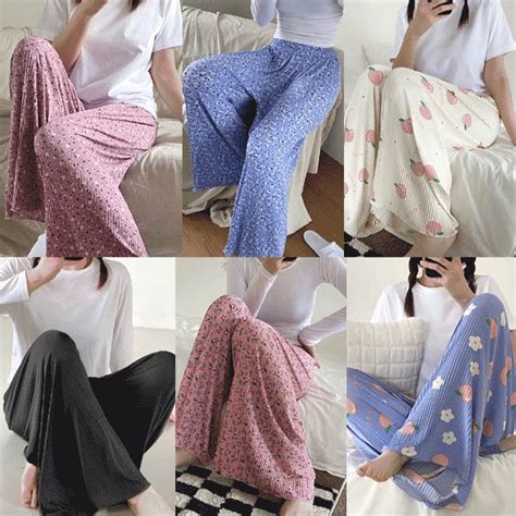 🔥 특가할인 🔥골지팬츠 골지통바지 플라워통바지 가을바지 가을신상 간절기바지 긴바지 통팬츠 주름바지 잠옷바지 스판바지 와이드바지