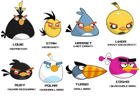 Unused And Prototype Birds Ive Also Gave Them Names Rangrybirds