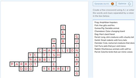 How To Create A Free Crossword Puzzle With The Help Of Ai Oh My Dots