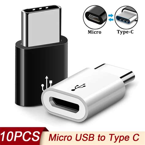 1 3 5 10Pcs Micro USB Male To Type C Female Adapter Converter For Android Phone Tablet USB Type