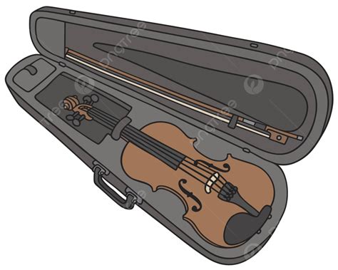 Violin In A Case Classic Fiddle Case Music Vector Classic Fiddle Case Music Png And Vector