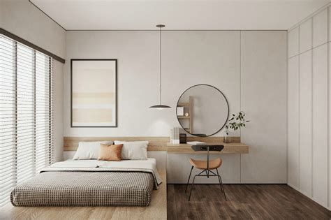 橙色系北欧风小清新设计 Trang Le Interieur Maison Contemporaine Deco Chambre A