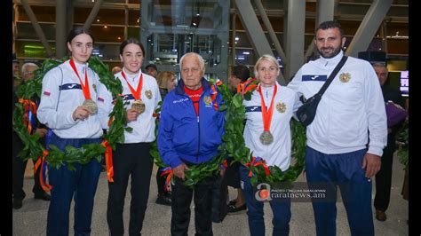 Բռնցքամարտի Եվրոպայի չեմպիոն Անի Հովսեփյանը և բրոնզե մեդալակիրները վերադարձել են Հայաստան Youtube