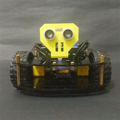 Promo Robot Arduino Smart Car Arduino Robot Car Avoid Obstacle 4wd Source Code Program