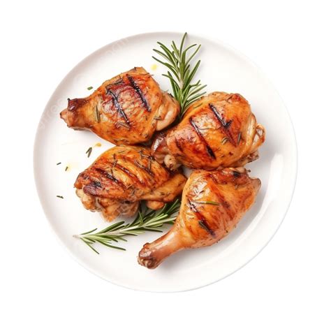 Pernas De Frango Grelhado No Prato Png Frango Mexicano Coxa De