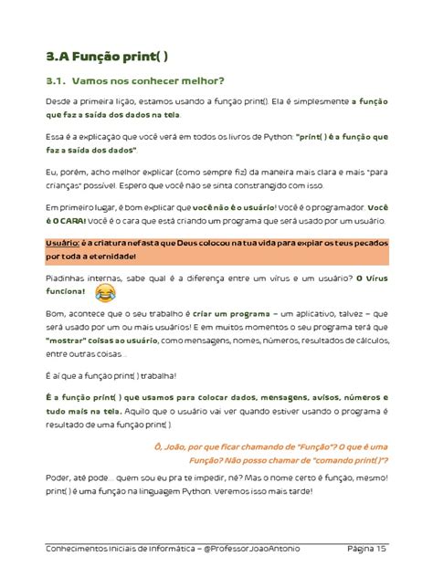 Python2020 Aula3 Pdf Função Matemática Python Linguagem De Programação
