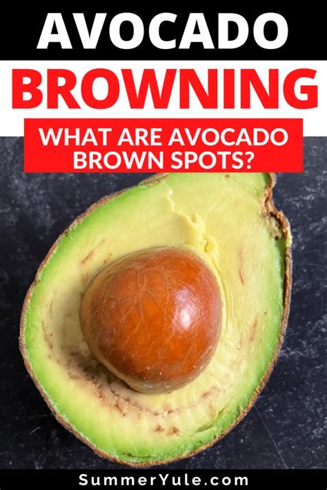 Can You Eat Avocado With Brown Spots Avocado Black Spots