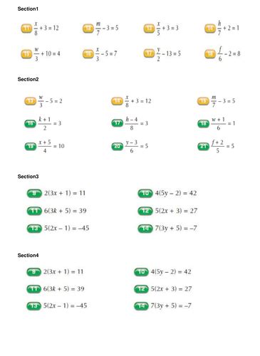 Linear Equations And Inequalities Teaching Resources