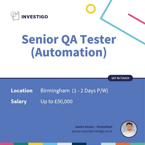 James Ireson On Linkedin Qatester Automationtestingjobs Softwarejobs