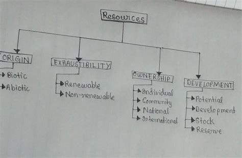 Types Of Resources Flow Chart