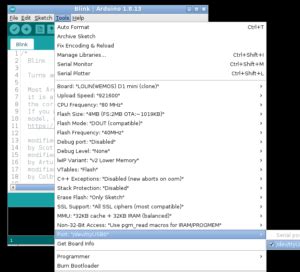 Using Arduino Ide For Esp Wemos D Mini Wifi Projects