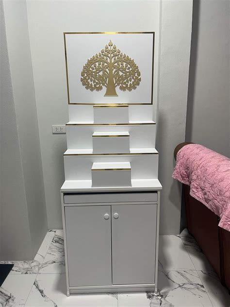 จำหน่าย หิ้งพระติดผนัง ตู้พระสไตล์โมเดิร์น Home