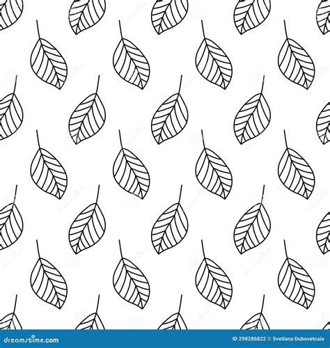 Leaf Seamless Pattern Repeating Leaves Background Repeated Nature Small Patern For Design