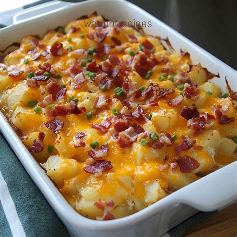 Bacon Cheddar Potato Casserole Kw