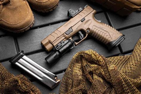 Springfield Armory Xd M Elite 45 Inch Optical Sight Pistol Shooting