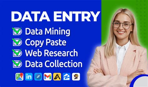Be Your Virtual Assistant For Web Research Data Entry Copy Paste