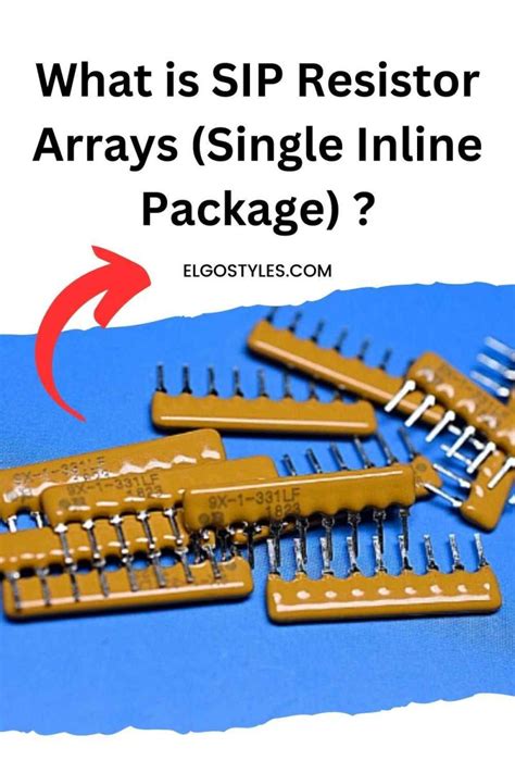 What Is Sip Single Inline Package Resistor Arrays Electrical Engineering Books Pdf Posted