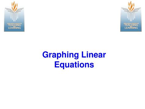 PPT Graphing Linear Equations PowerPoint Presentation Free Download ID
