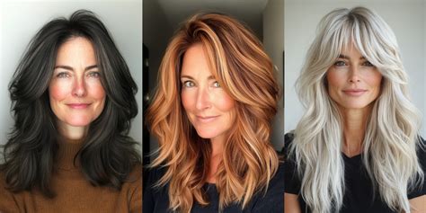 24 Stunning Layered Hairstyles For Women Over 50 Creativebooster