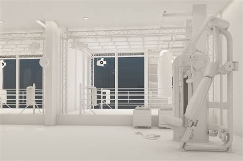 로프트 스타일과 카펫 바닥 3d 렌더링 장비 훈련 복싱 링 복싱 체육관 0명에 대한 스톡 사진 및 기타 이미지 0명 3차원 형태 가정의 방 Istock