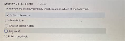 solved question 31 1 7 ﻿points ﻿savedwhen you are