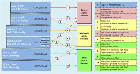 Possible Scenarios Observed In Patients With Aortic Stenosis Including