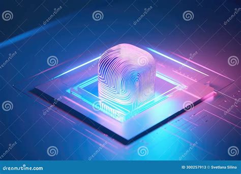 fingerprinting process modern technology light colors soft light