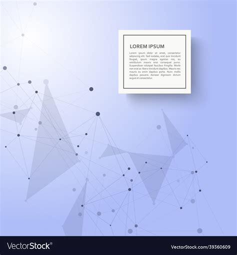 Technology Connection Background With Abstract Vector Image