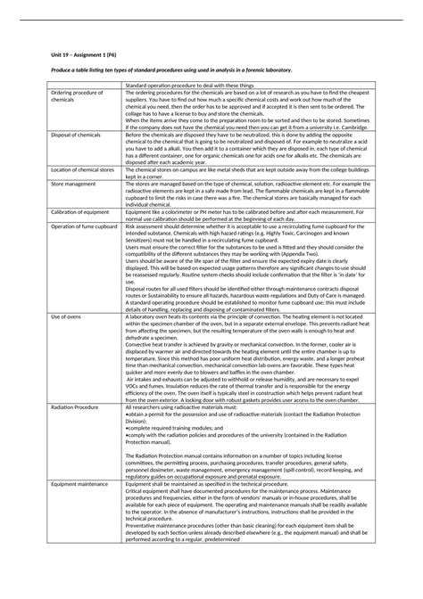 unit 19 assignment 3 unit 19 practical chemical analysis stuvia uk