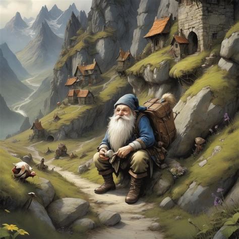 Dwarf With A View Ai Generated Artwork Nightcafe Creator
