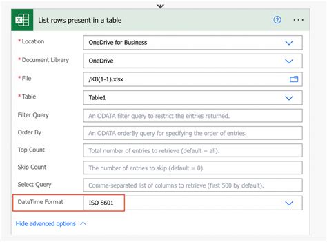solved format date gotten from excel table power platform community
