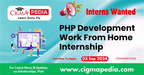 Php Development Work From Home Internship By Social Agni 2024 How To Apply For Internship