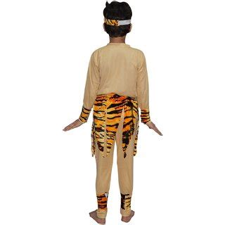 Buy Kaku Fancy Dresses Mowgli Costume Trible Costume Jungle Trible Costume Multicolor For