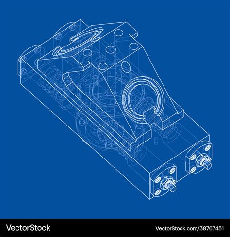 Abstract Industry Object Concept Royalty Free Vector Image