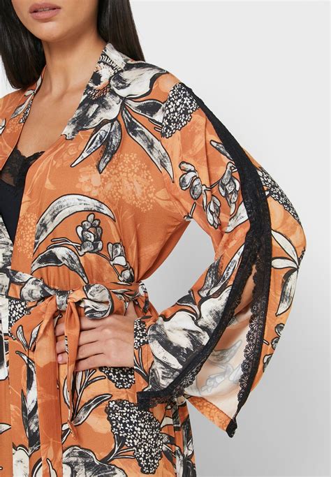 تسوق طقم قميص نوم روب ماركة بيني مود لون متعدد الألوان في الرياض