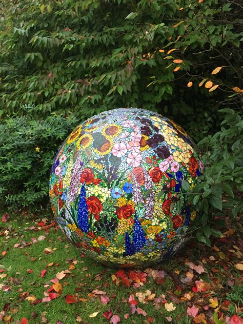 120 Cms Stained Glass Garden Mosaic Ball Mosaic Garden Mosaic
