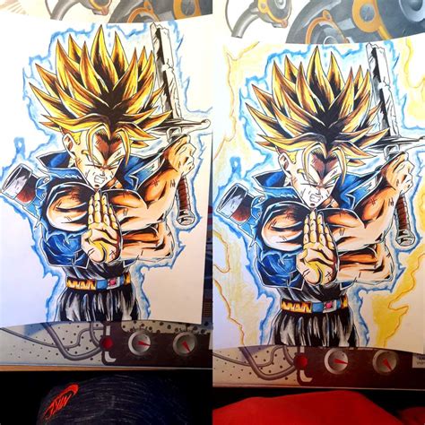 Trunks SSJ Rage Drawing Process Anime Amino Trunks SSJ Rage Drawing Process Anime Amino