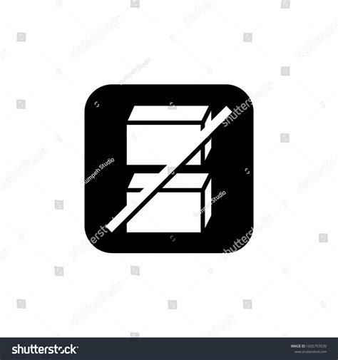 Do Not Stack Symbol Package Signs Stock Vector Royalty Free Shutterstock