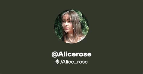 Alicerose Tiktok Linktree
