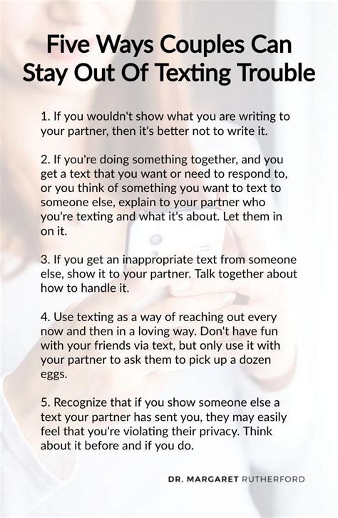 Ten Ways To Stay Out Of Texting Trouble Dr Margaret Rutherford Jos