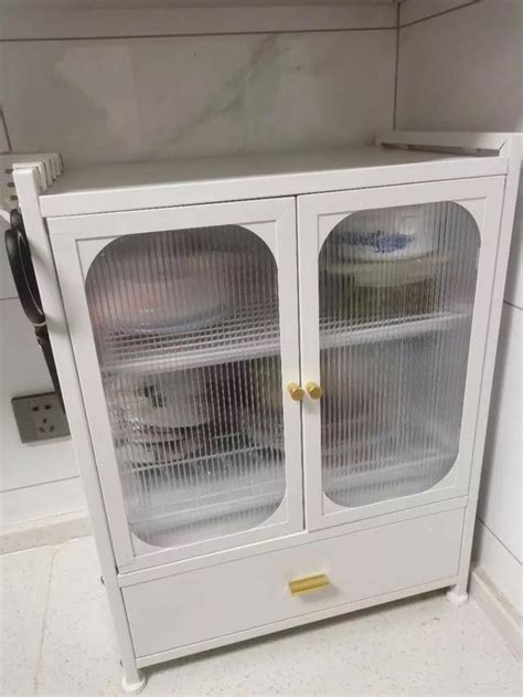 ตู้เก็บจานสีขาว มินิมอล Ennxo