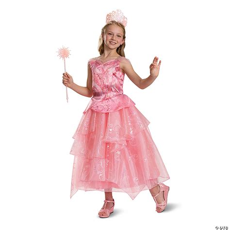 Girls Deluxe Wicked™ Glinda The Good Witch Pink Dress Costume