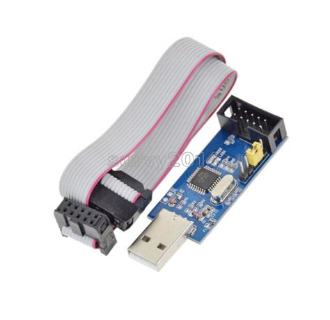 Atmega32 Atmega16 Minimum System Board 10pin Usb Isp Usbasp Programmer Cable Ebay