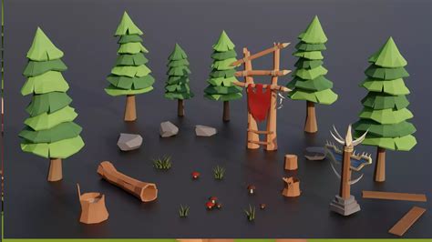 Low Poly Megapack 2in1 V2 Unity Standard Base Pipeline By Rg Poly