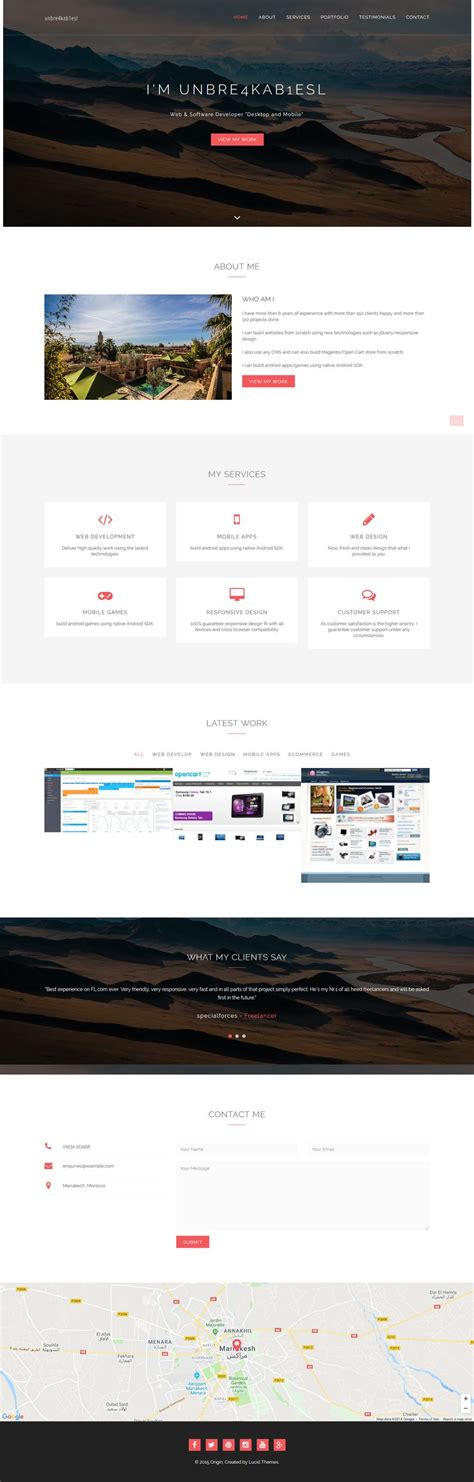 Build A HTML CSS Portfolio Freelancer