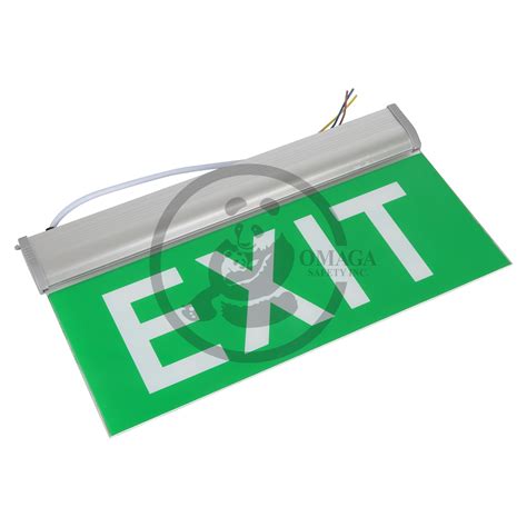 RS 38O EXIT FIBER LEFT SIDE SIGNAGE GREEN Omaga Safety Before You Start Be Safety Smart