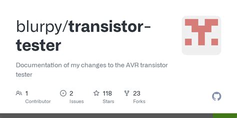 GitHub Blurpy Transistor Tester Documentation Of My Changes To The AVR Transistor Tester