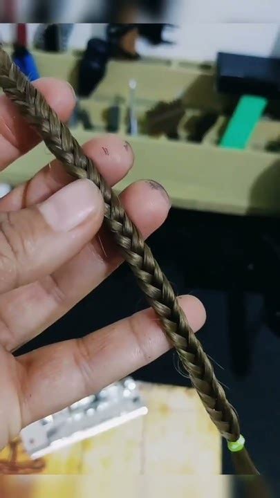 ساخت دستبند چرمی و بافت با گیس یار ، ساخت دستبند با موی عشقتون دستبند